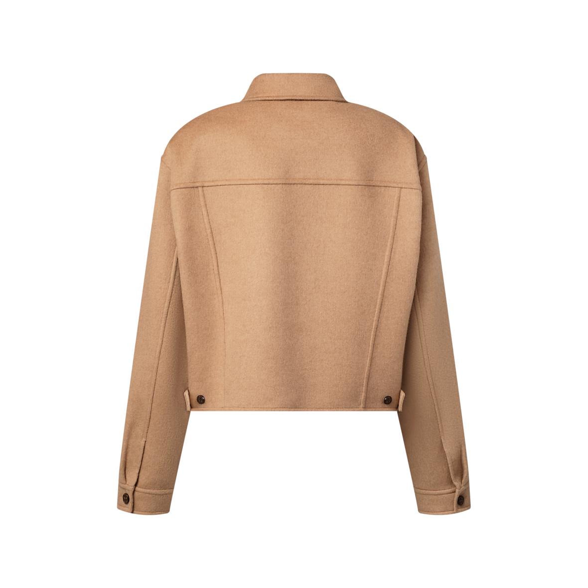 Boxy Camel Jacket - Luxury Ready to Wear - 1AIPTG Brown | LOUIS VUITTON HONG KONG